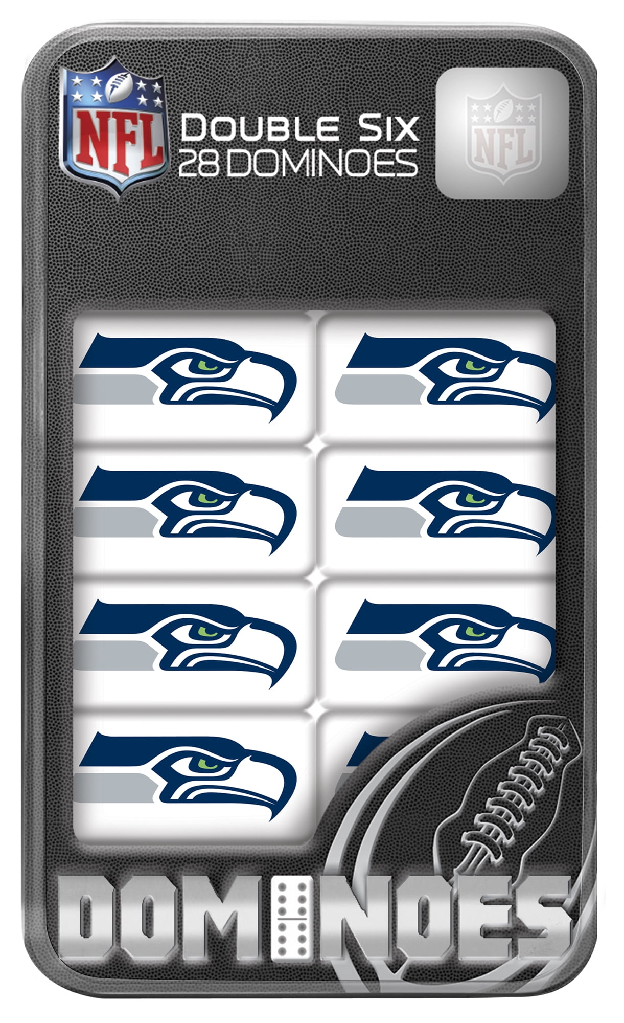 MasterPieces Officially Licensed NFL Seattle Seahawks 28 Piece Dominoes ...