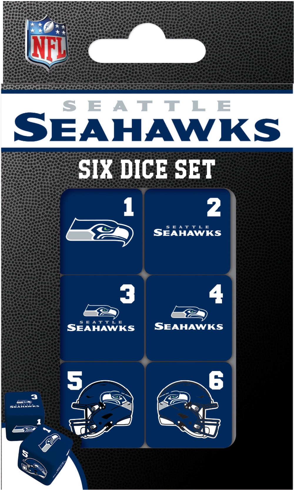MasterPieces Officially Licensed NFL Seattle Seahawks - 6 Piece D6 ...