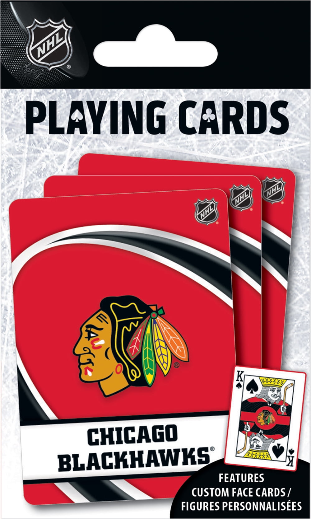 MasterPieces Officially Licensed NHL Chicago Blackhawks Playing Cards ...