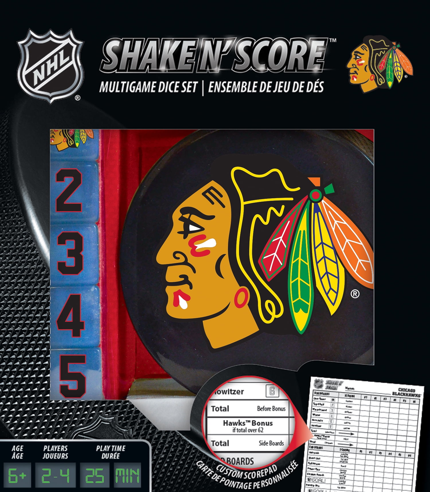 MasterPieces Officially Licensed NHL Chicago Blackhawks Shake N' Score ...