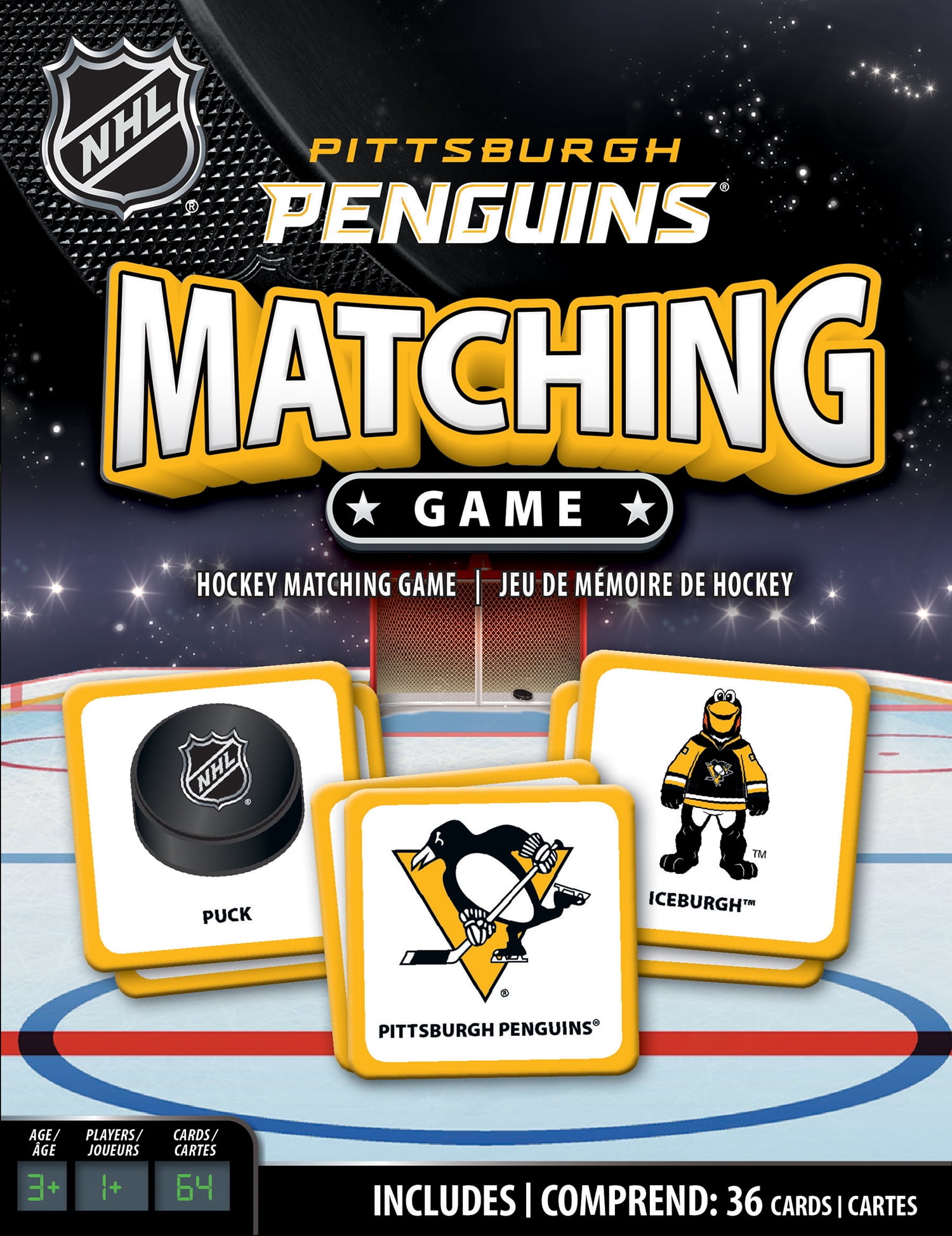 MasterPieces Officially Licensed NHL Pittsburgh Penguins Matching Game ...