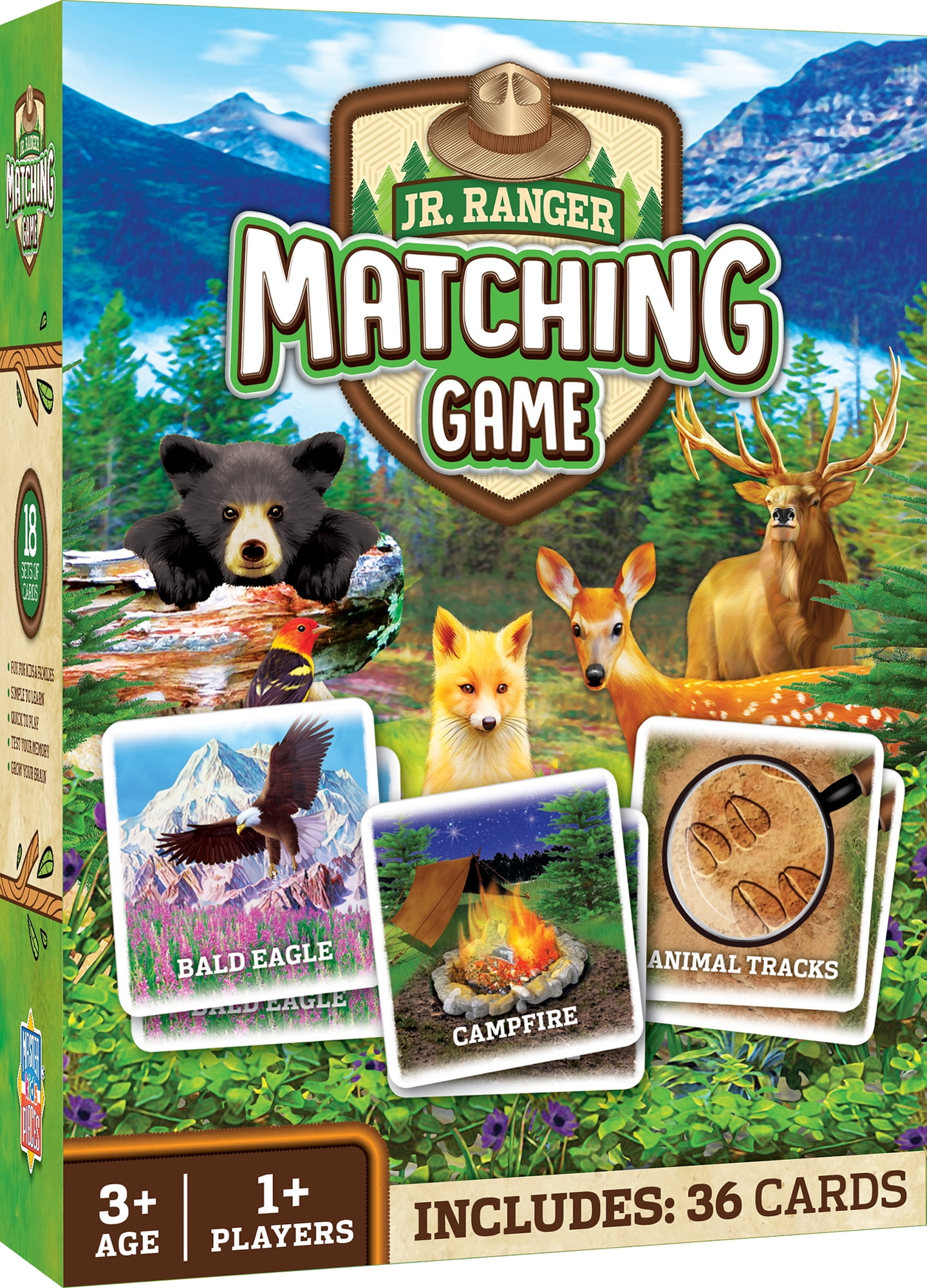 MasterPieces Officially Licensed National Parks Matching Game for Kids ...