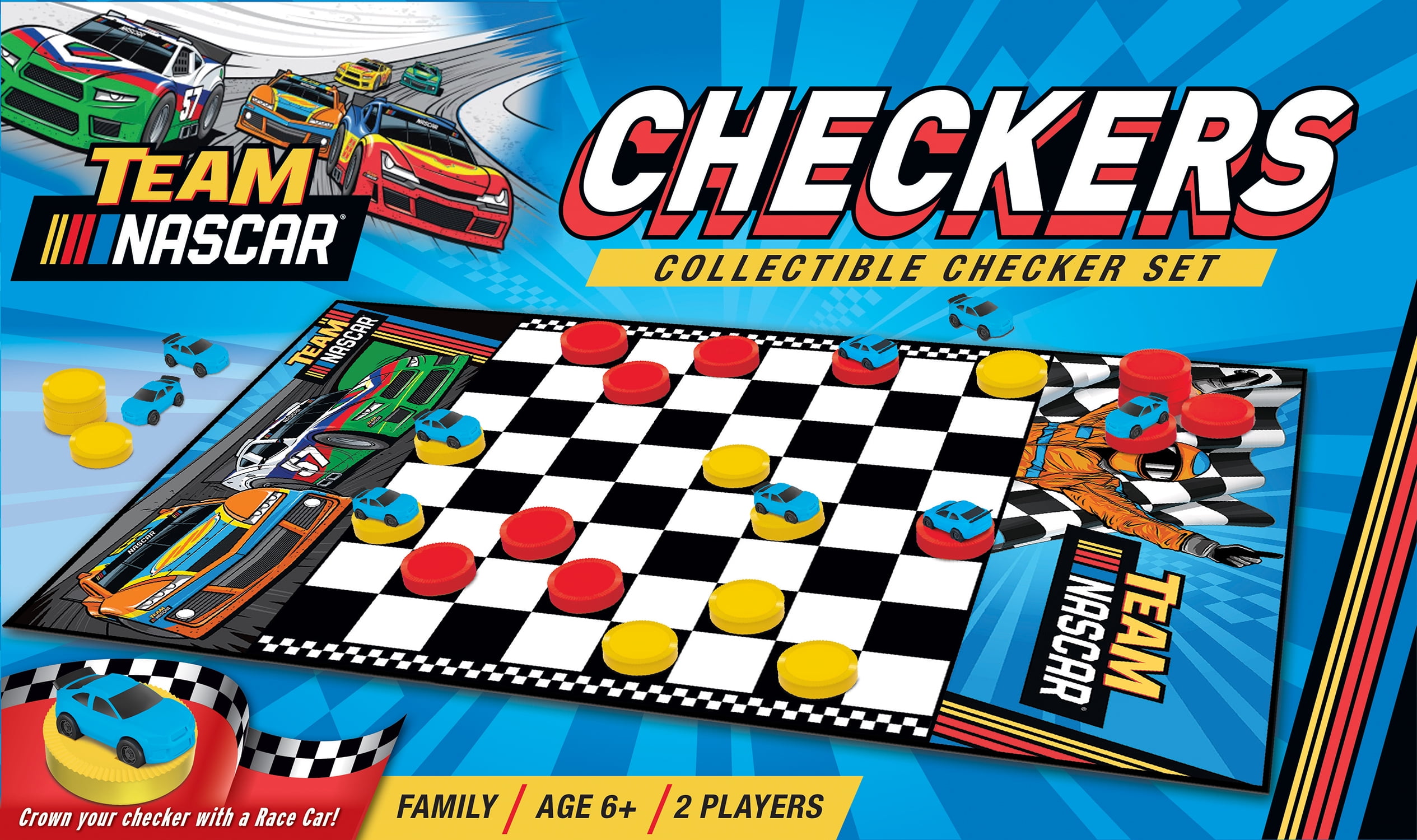 MasterPieces Officially licensed NASCAR Checkers Board Game for ...