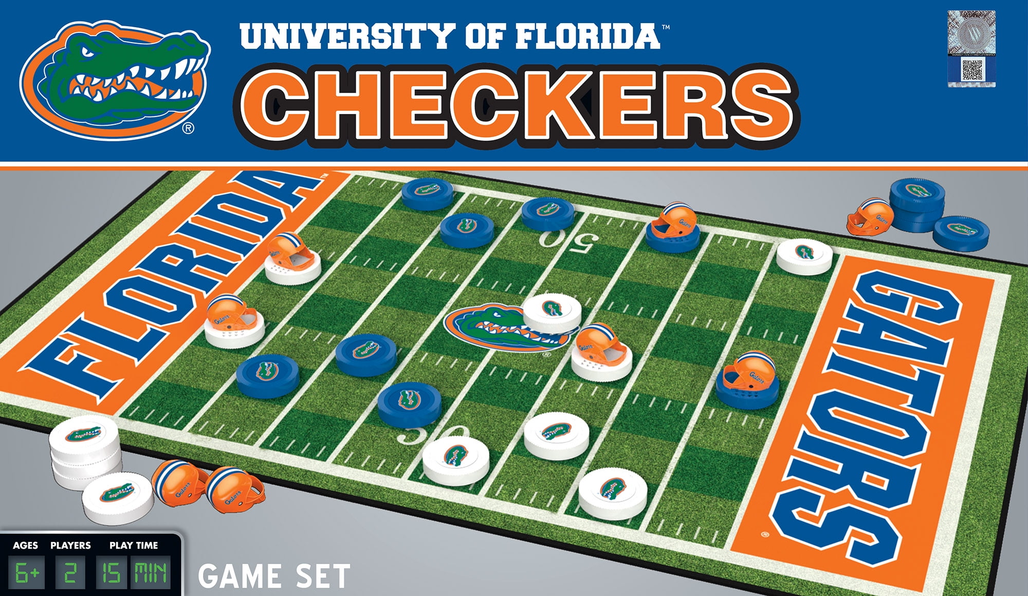 MasterPieces Officially licensed NCAA Florida Gators Checkers Board ...