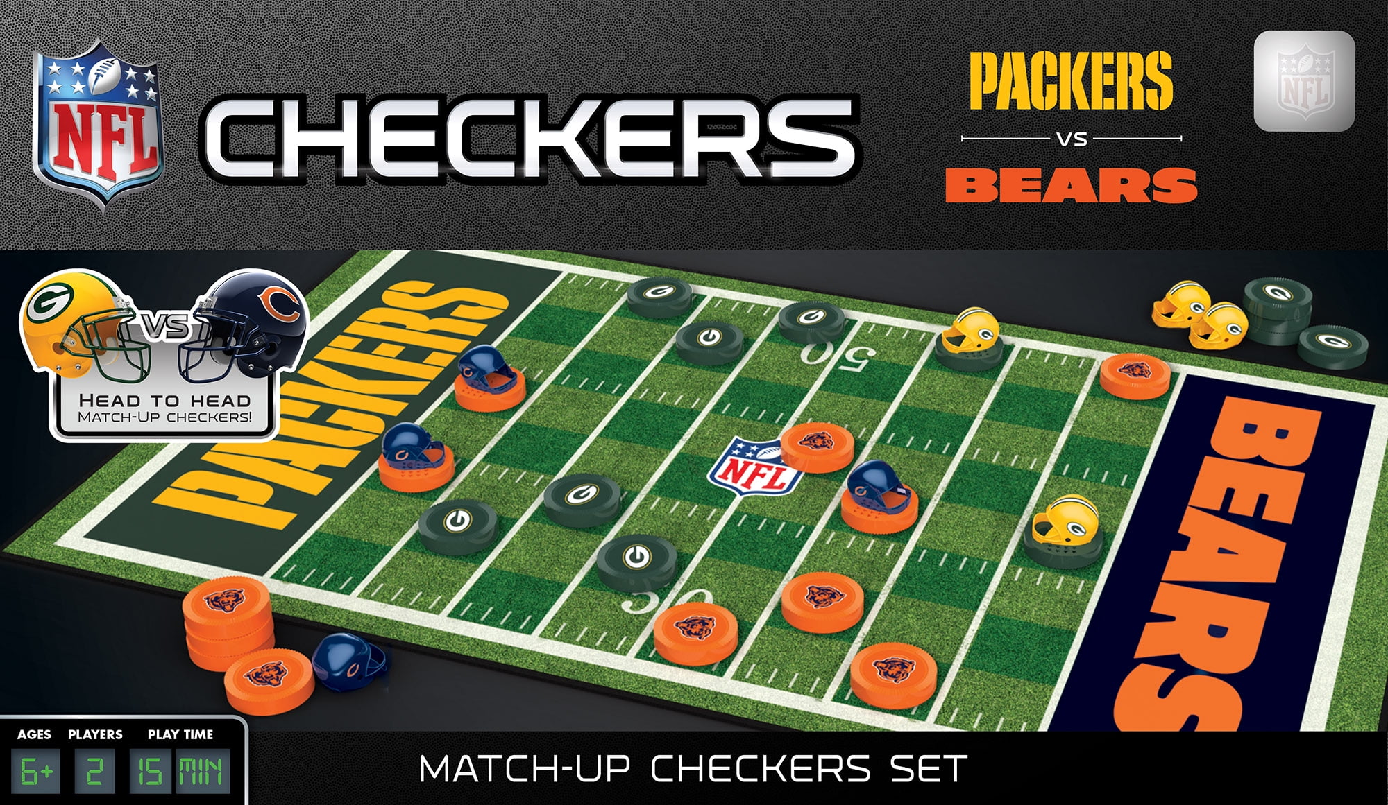 MasterPieces Officially licensed NFL League-NFL Checkers Board Game for ...