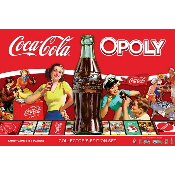 MasterPieces Opoly Family Board Games - Coca-Cola Opoly - Walmart.com