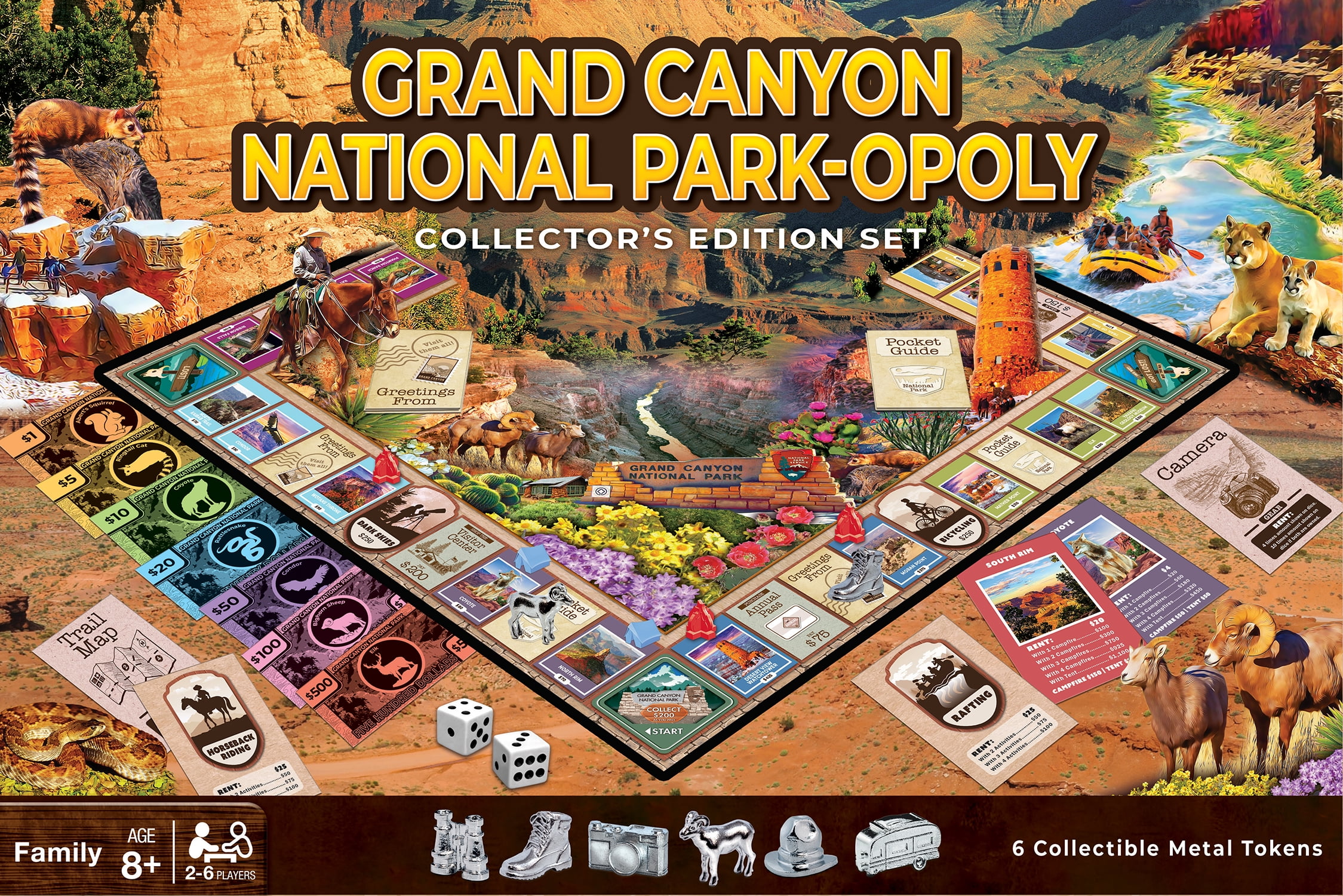 MasterPieces Opoly Family Board Games - Grand Canyon National Park ...