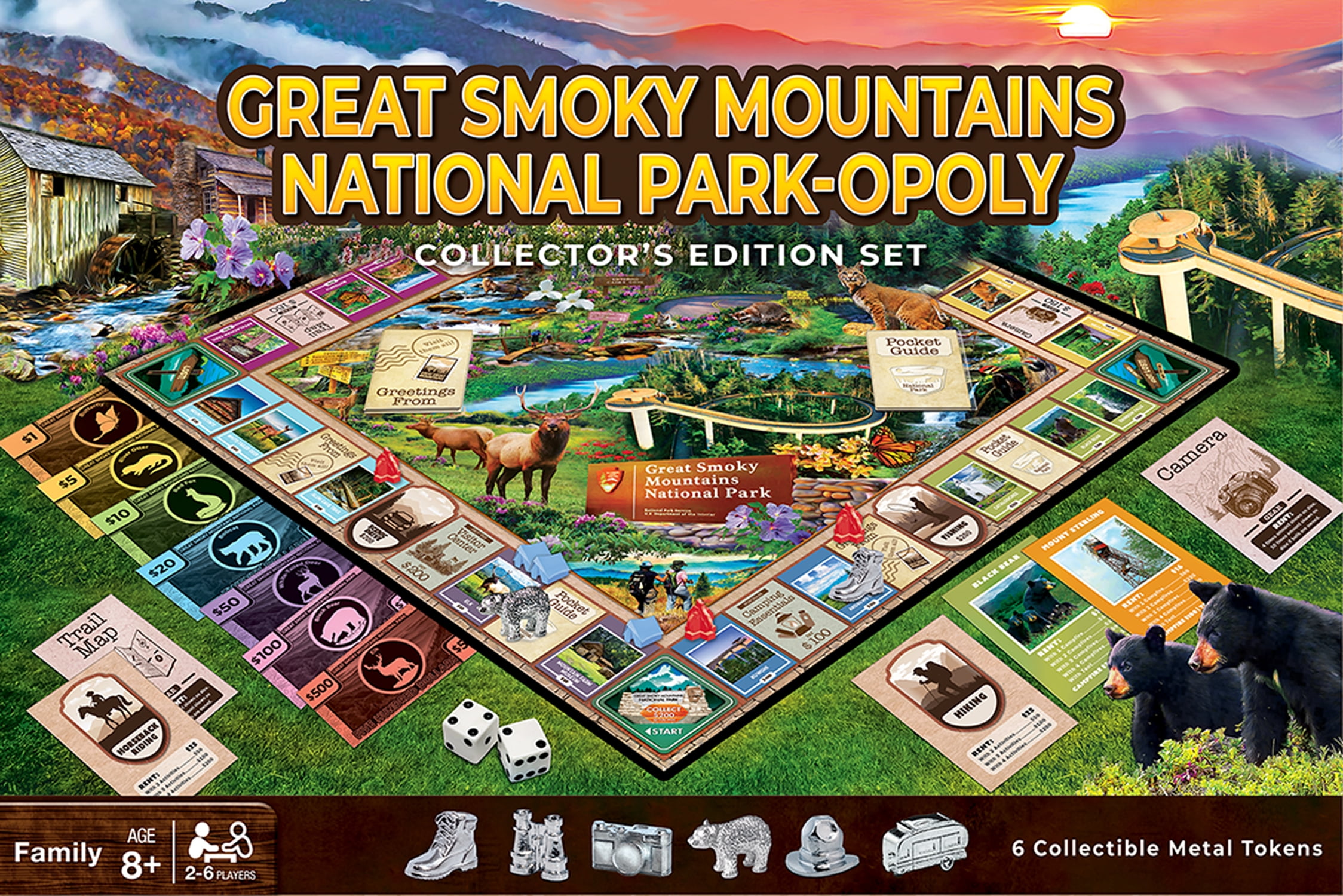 MasterPieces Opoly Family Board Games - Great Smoky Mountains National ...