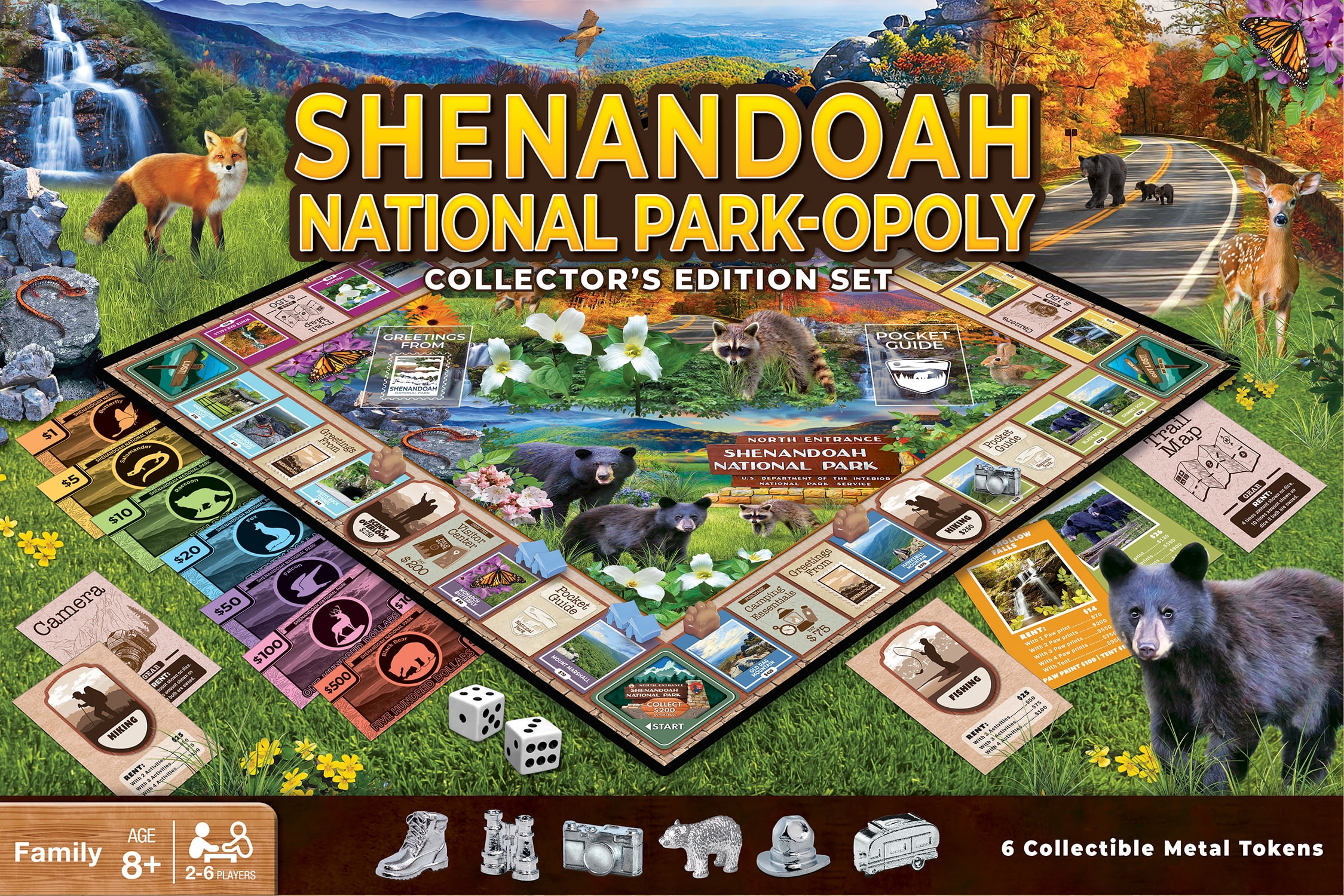 MasterPieces Opoly Family Board Games - Shenandoah National Park Opoly ...