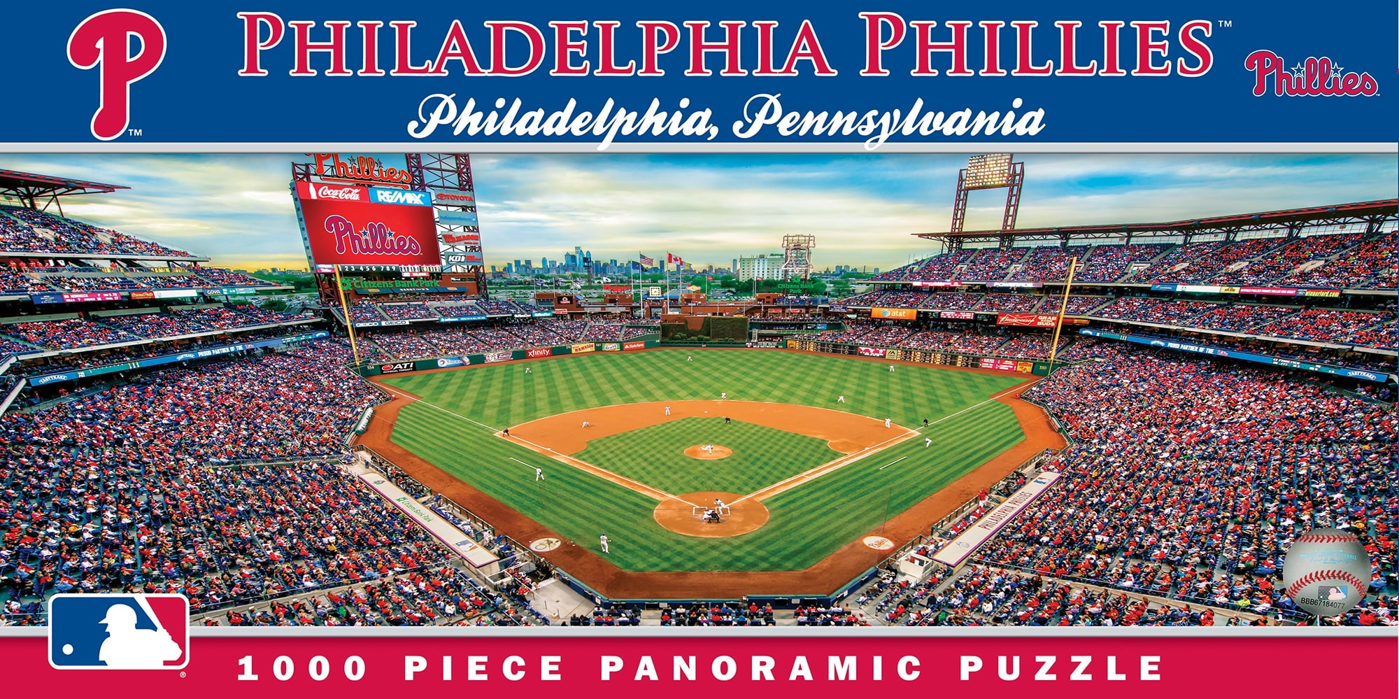 MasterPieces Panoramic Puzzle - MLB Philadelphia Phillies Center View ...