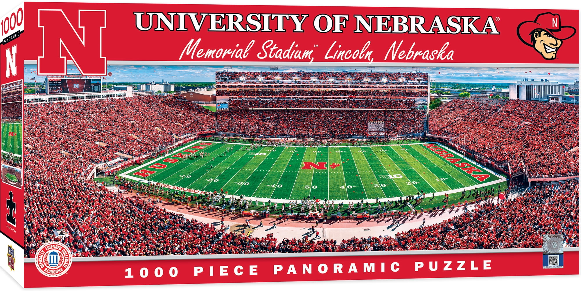 MasterPieces Panoramic Puzzle - NCAA Nebraska Cornhuskers Center View ...