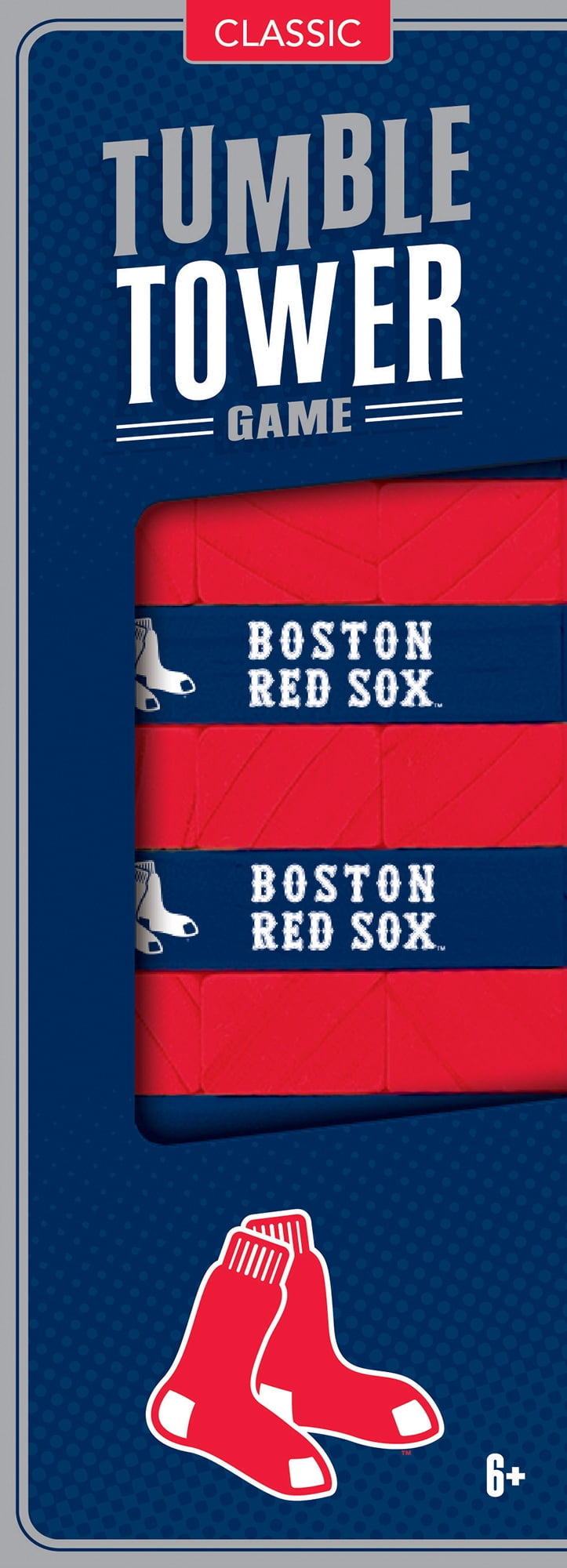 MasterPieces Real Wood Block Tumble Towers - Boston Red Sox - Walmart.com