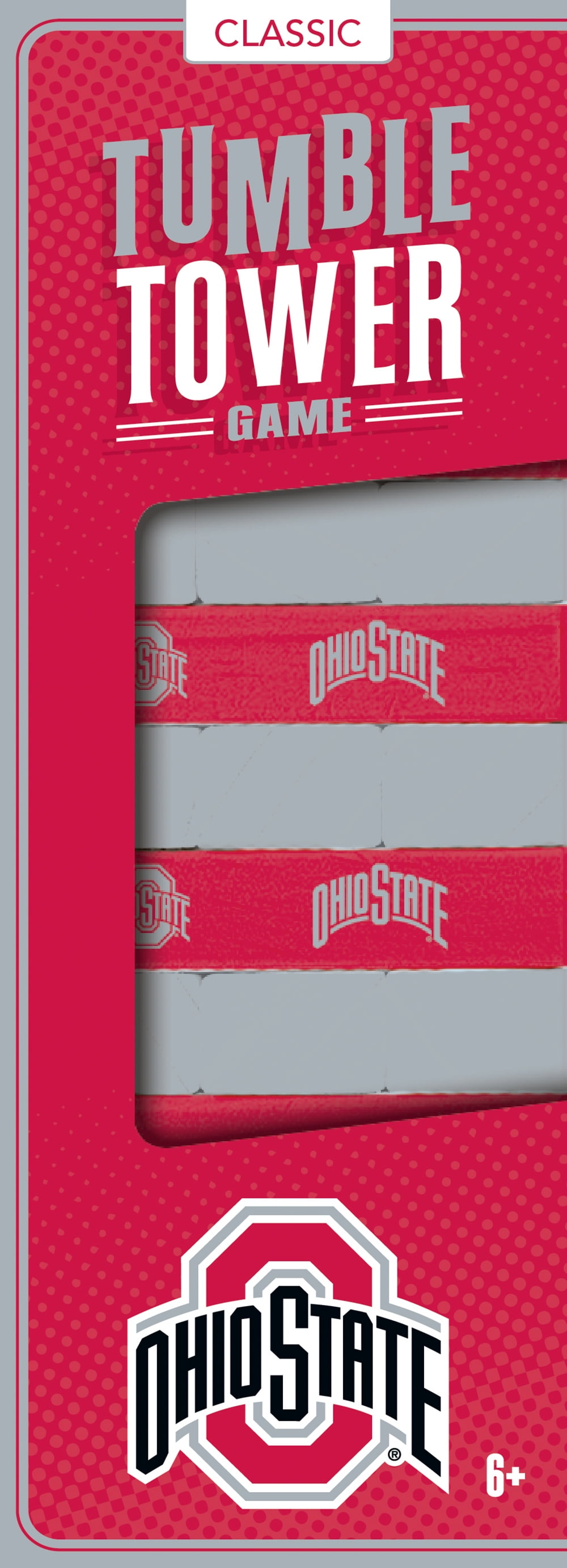 MasterPieces NCAA Ohio State Buckeyes Real Wood Tumble Tower Game - 54 ...