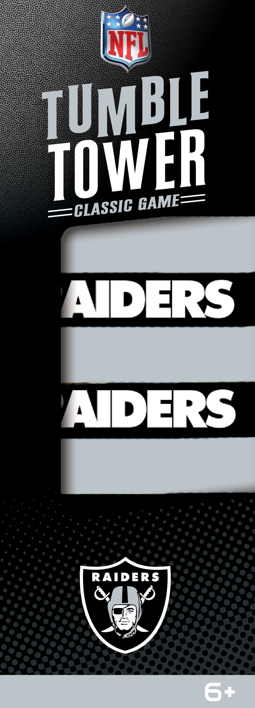 MasterPieces Real Wood Block Tumble Towers - NFL Las Vegas Raiders ...