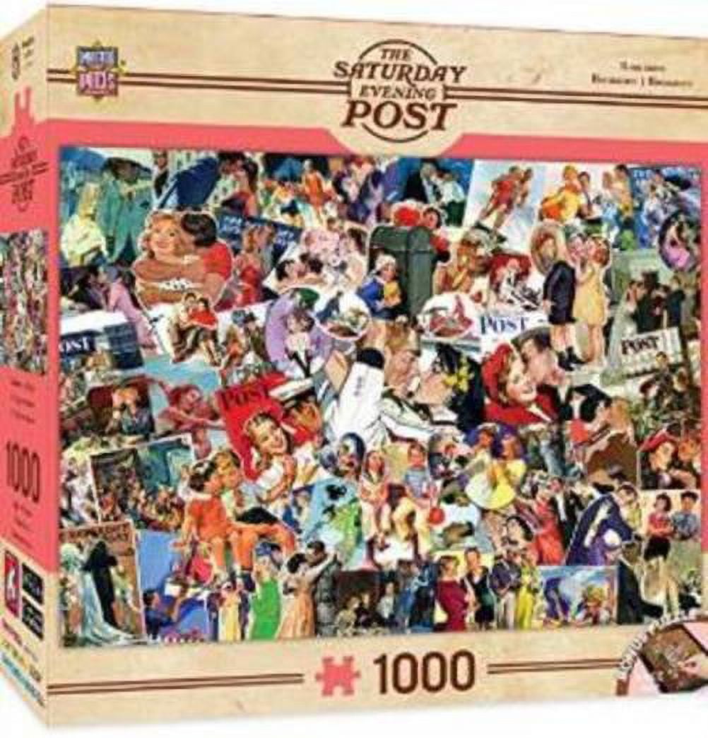 MasterPieces Saturday Evening Post Romance Collage 1000 Piece Jigsaw ...