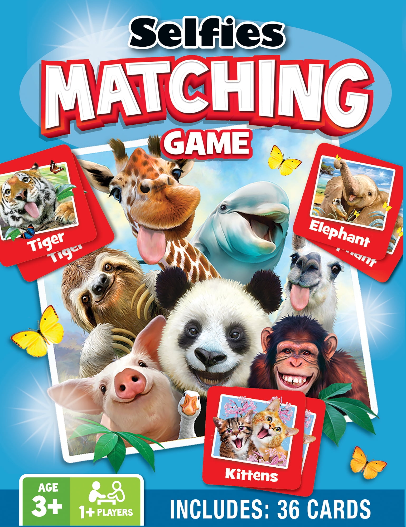 MasterPieces - Selfies Animal Matching Board Game for Kids and Adults ...