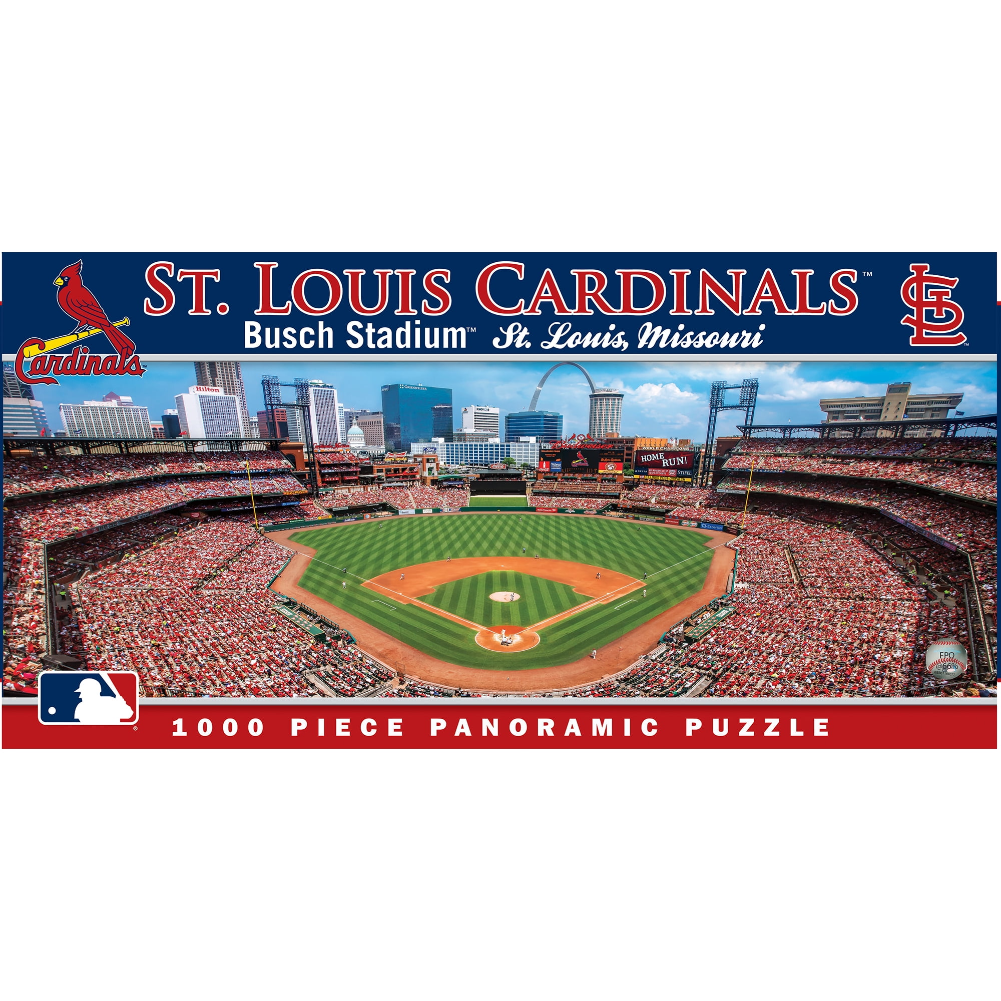 MasterPieces Sports Panoramic Puzzle - MLB St. Louis Cardinals Center ...