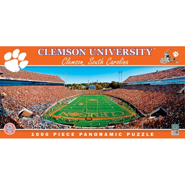 MasterPieces Sports Panoramic Puzzle - NCAA Clemson Tigers Endzone View ...