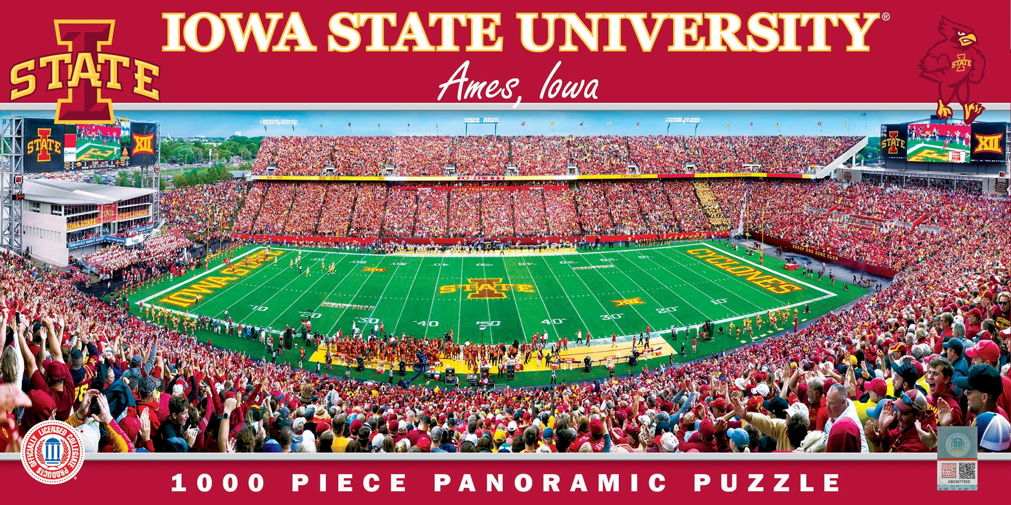 MasterPieces Sports Panoramic Puzzle - NCAA Iowa State Cyclones Center ...