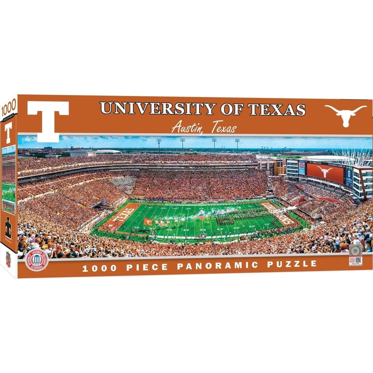 MasterPieces Sports Panoramic Puzzle - NCAA Texas Longhorns Center View ...