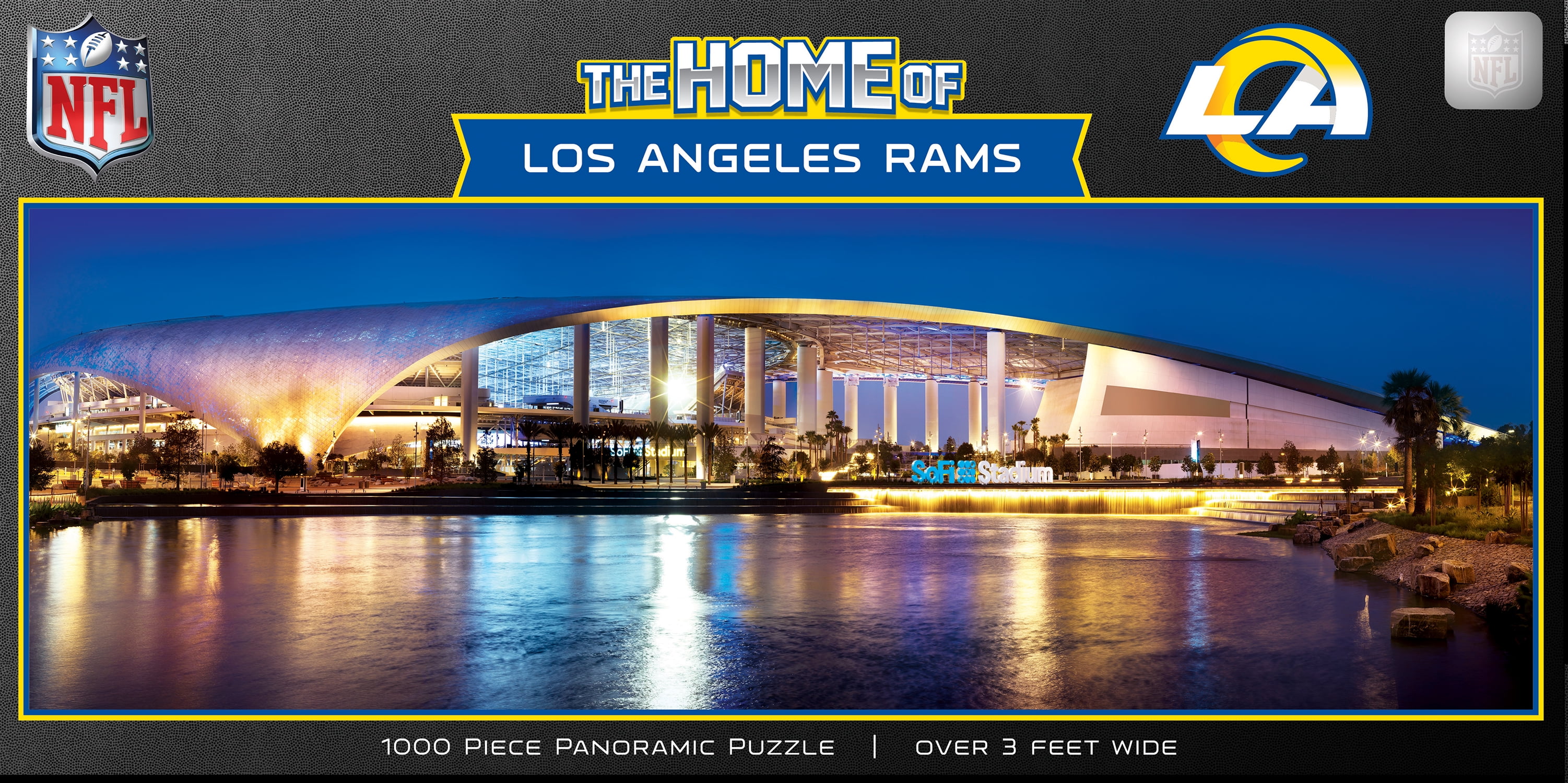 MasterPieces Sports Panoramic Puzzle - NFL Los Angeles Rams Stadium ...