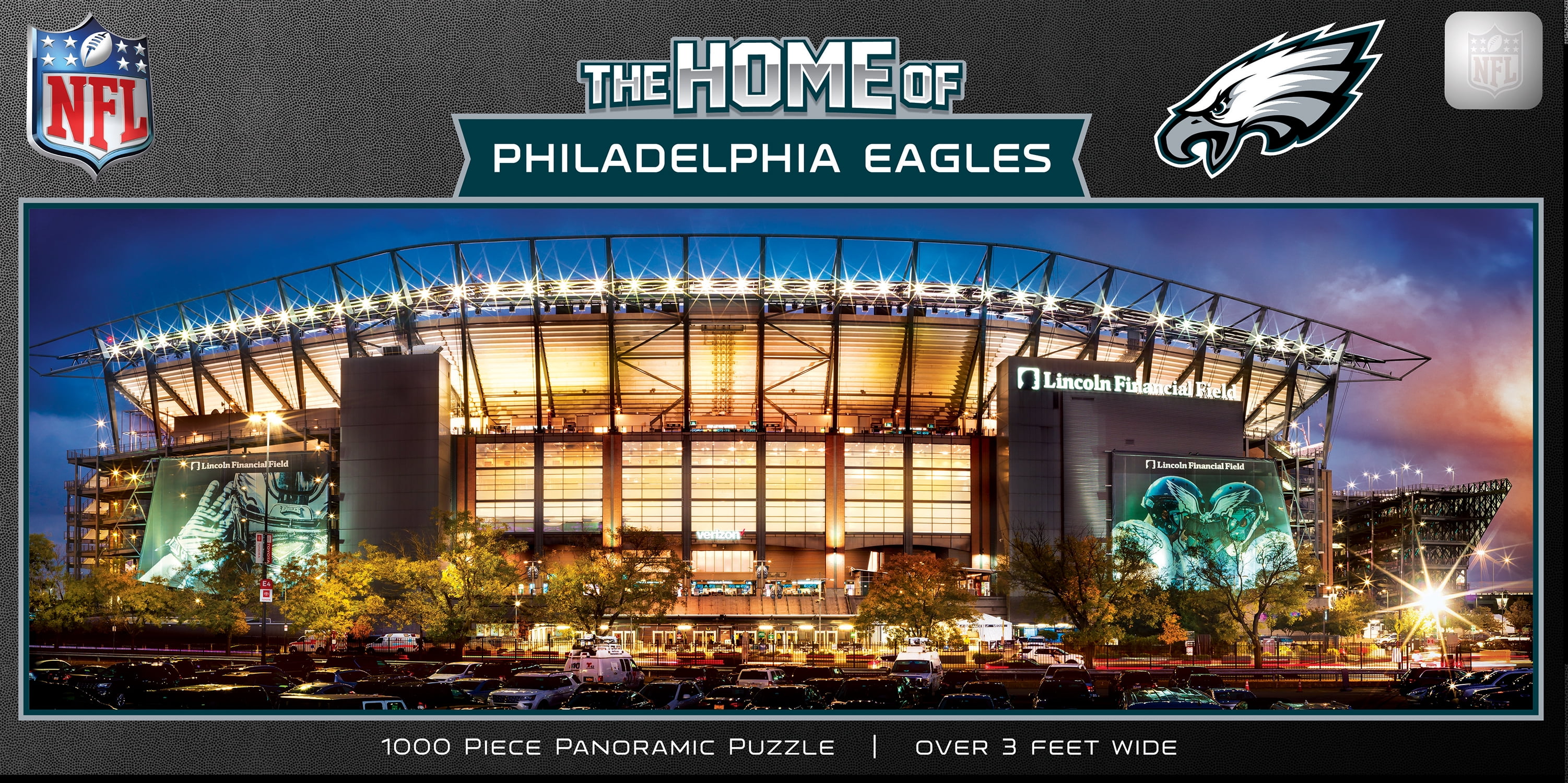MasterPieces Sports Panoramic Puzzle - NFL Philadelphia Eagles Stadium ...