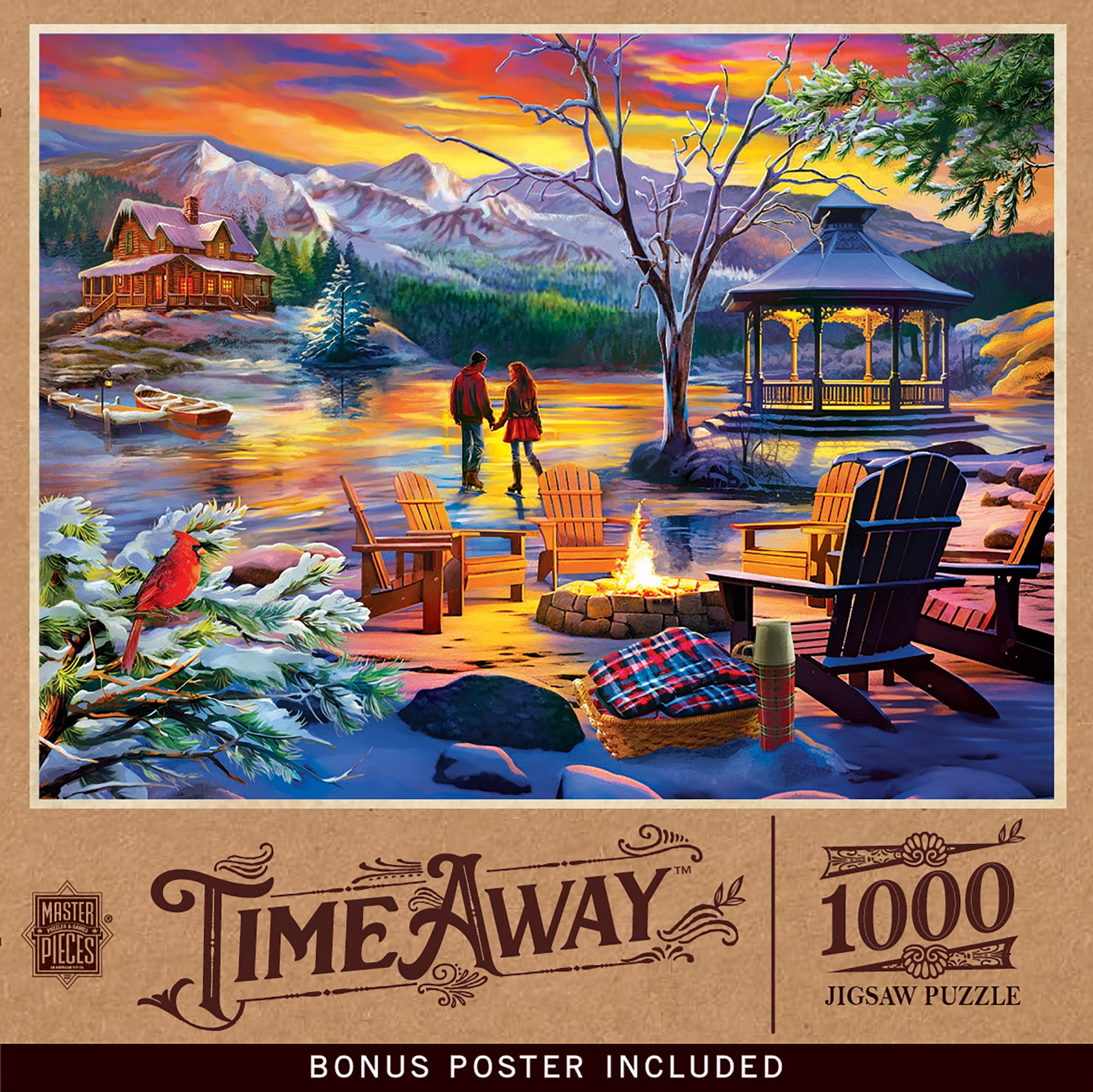 MasterPieces Time Away - Frozen Harmony 1000 Piece Jigsaw Puzzle ...