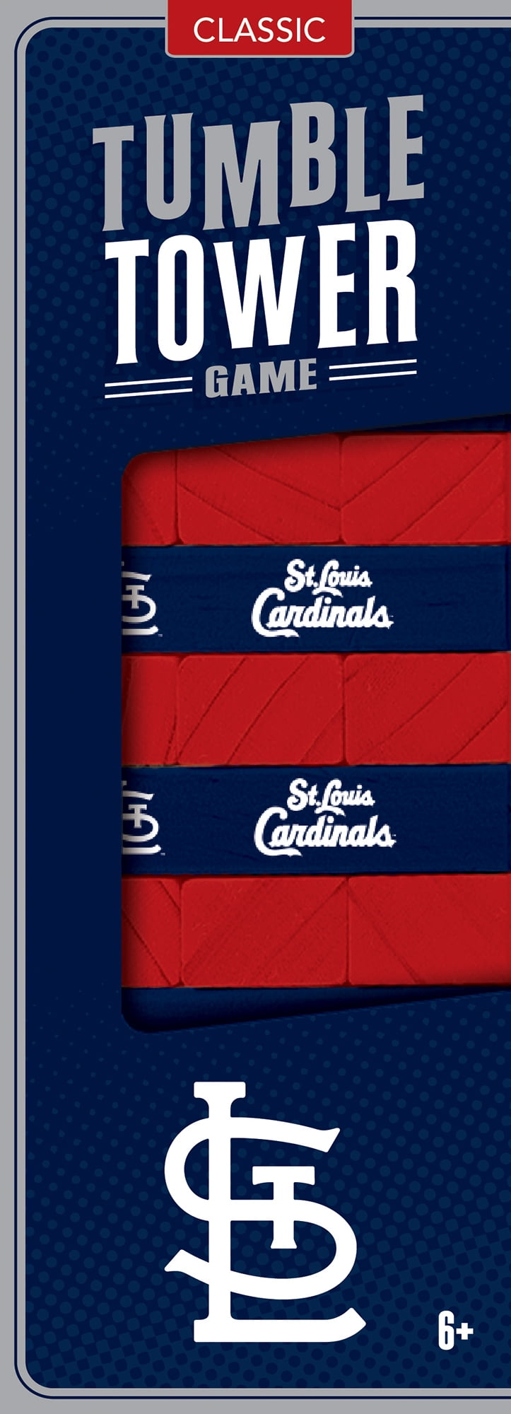 MasterPieces Real Wood Block Tumble Towers - MLB St. Louis Cardinals ...