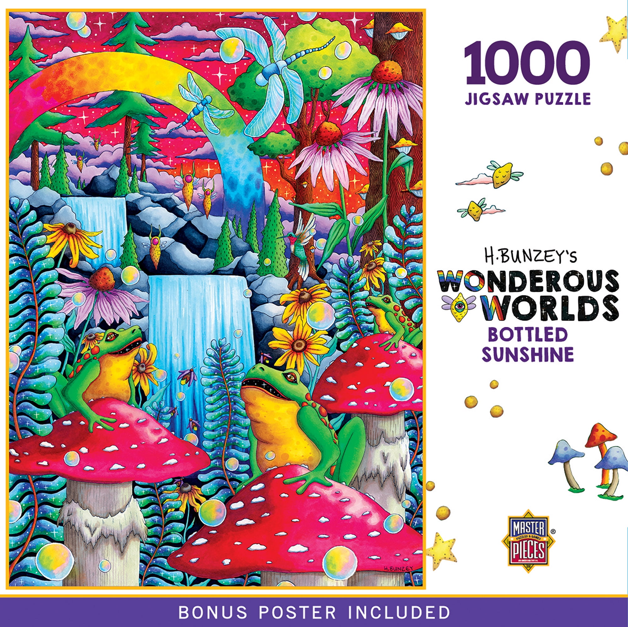 MasterPieces Wonderous Worlds - Bottled Sunshine 1000 Piece Jigsaw ...