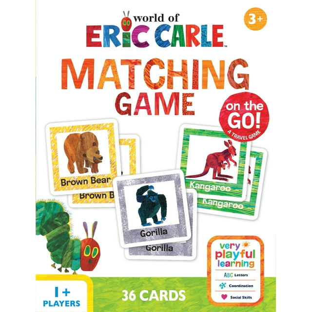 MasterPieces World of Eric Carle Matching Travel Card Game for Kids ...