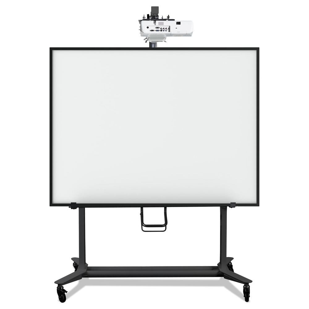 MasterVision BI350420 76 in. x 26 in. x 80 in. Interactive Board Mobile ...