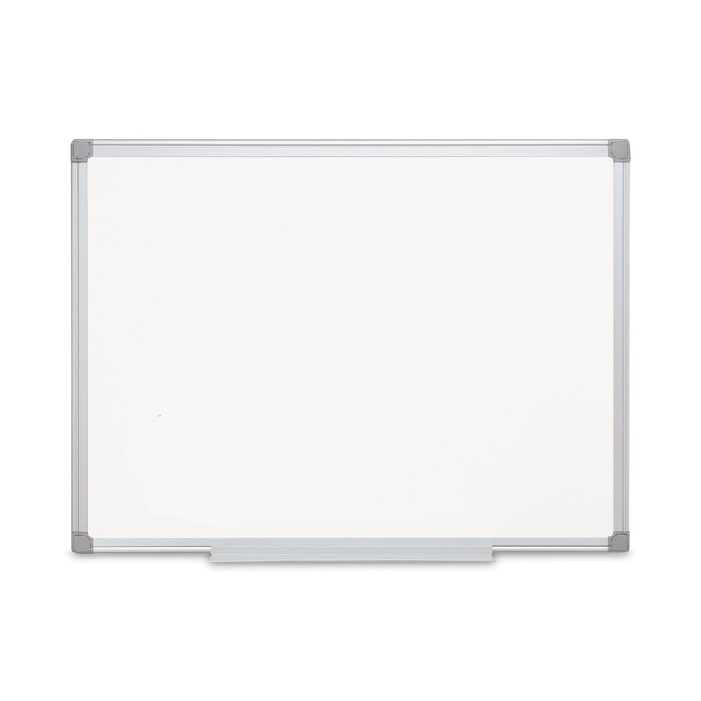 MasterVision CR0820030 48 in. x 36 in. Aluminum Frame Whiteboard Earth ...