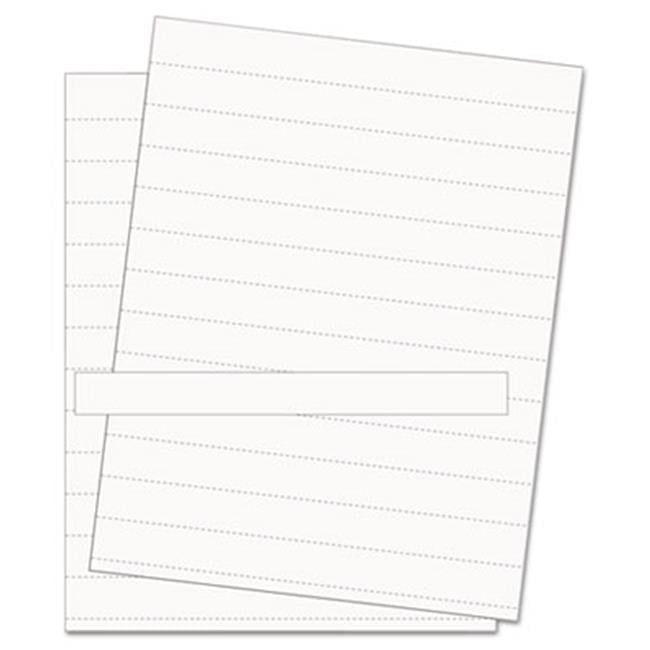 MasterVision Data Card Replacement Sheet, 8 1/2 x 11 Sheets, White, 10 ...