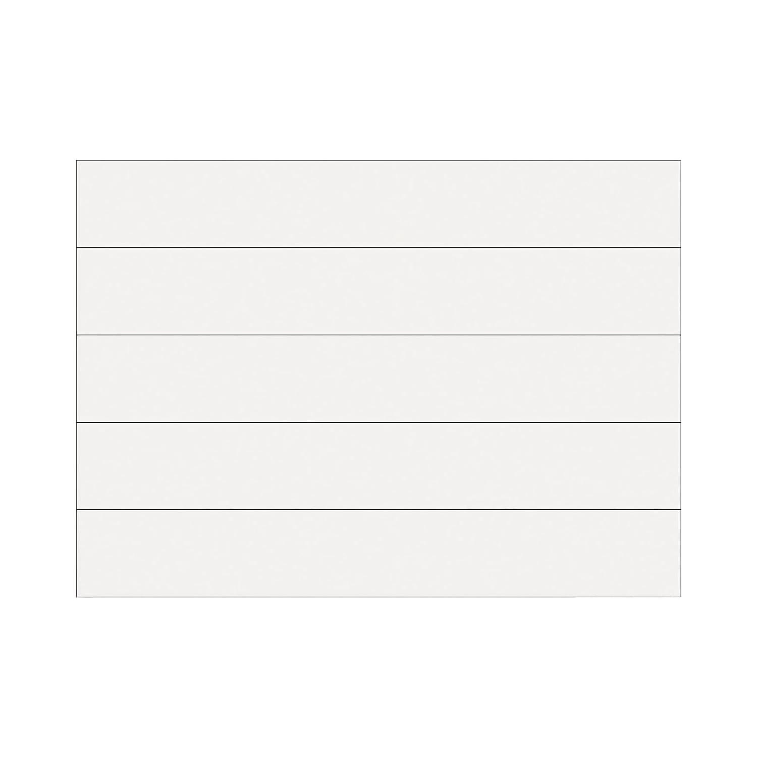 MasterVision, BVCFM2518, 6" Magnetic Dry Erase Strips, 25 / Pack, White ...