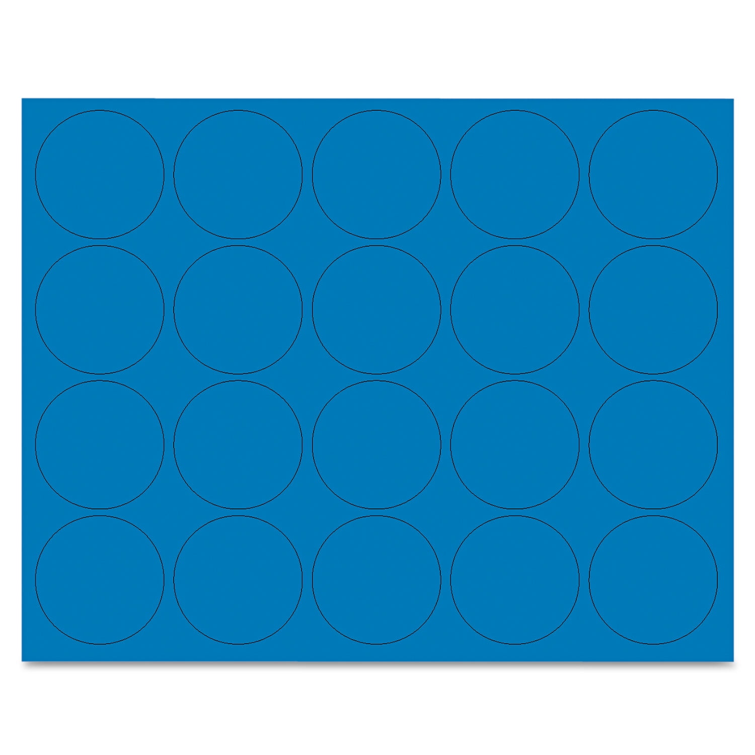 MasterVision Blue Circle Magnets Pack of 20 - Walmart.com