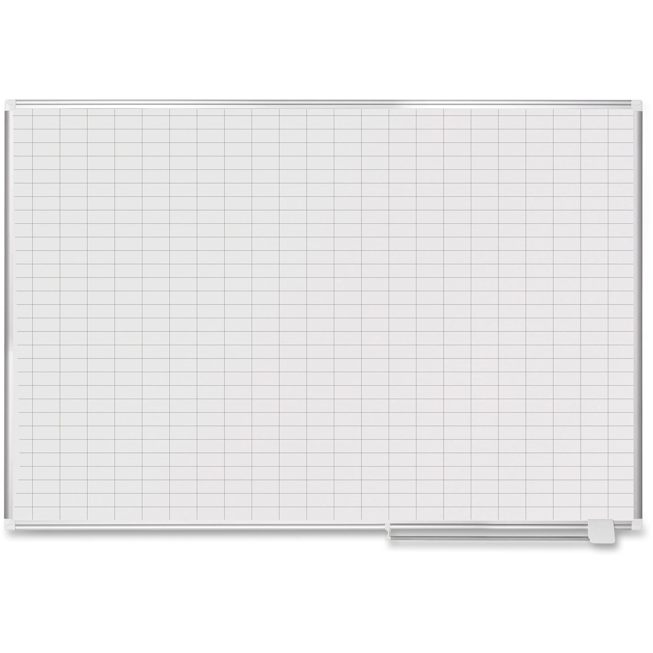 MasterVision Magnetic Grid Planning Board, Dry Erase Surface, Lacquered ...