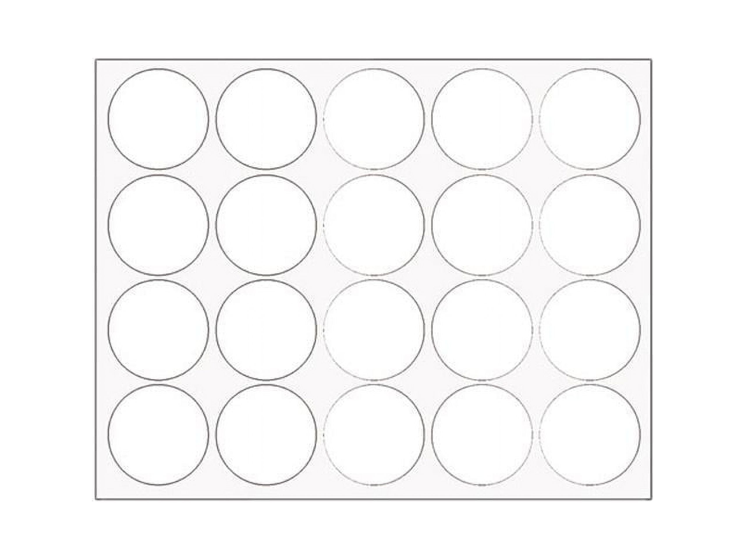 MasterVision Interchangeable Magnetic Characters, Circles, White, 0.75 ...