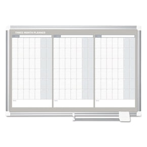 Dry Erase 3 Month Calendar Wall