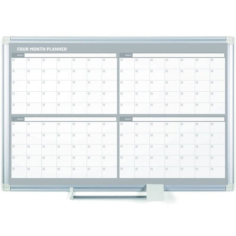 MasterVision Magnetic Gold Ultra 4 Month Planner - Monthly - 4 Month ...