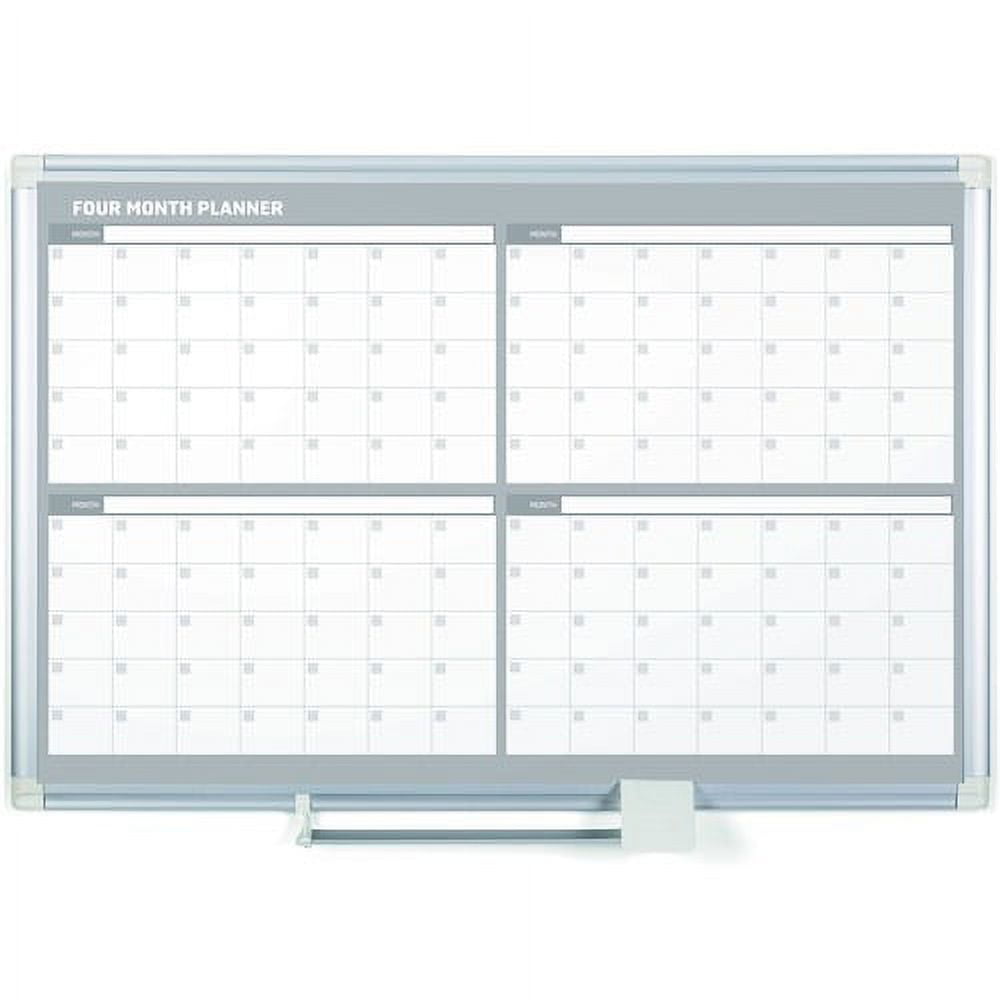 MasterVision Magnetic Gold Ultra 4 Month Planner - Monthly - 4 Month ...