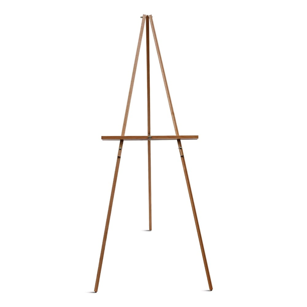 MasterVision Oak Display Tripod Easel 60" Wood/Brass FLX06203MV ...