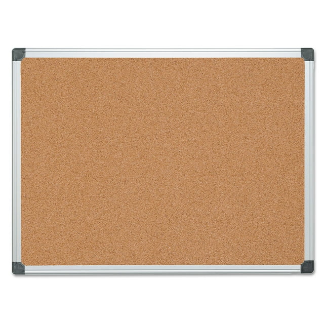 MasterVision Value Cork Bulletin Board with Aluminum Frame 36 x 48 ...