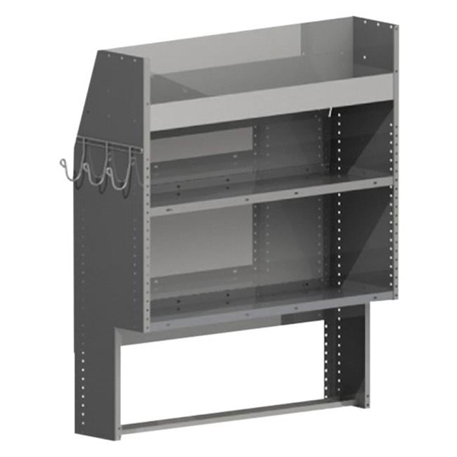 Masterack 44 x 37 x 12 in. Promaster City Shelf Shelving Module for ...