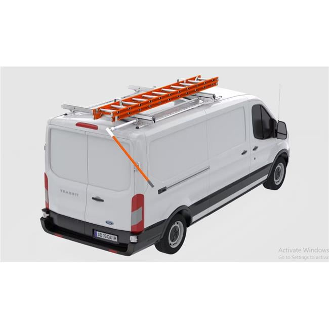 Masterack Uplyft Single Ladder Rack with Extended Slide-Down Transit ...