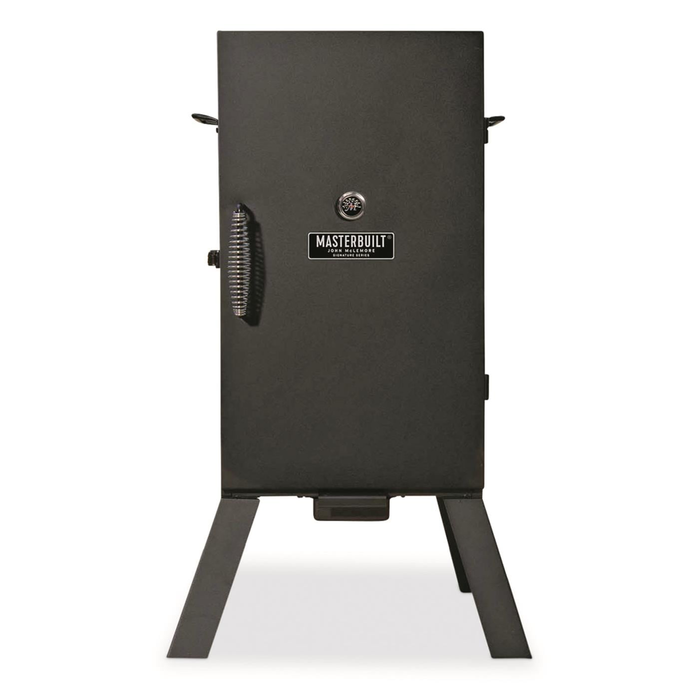 "Masterbuilt 30"" Wood Analog Electric Smoker, 3-Rack BBQ cooking ...