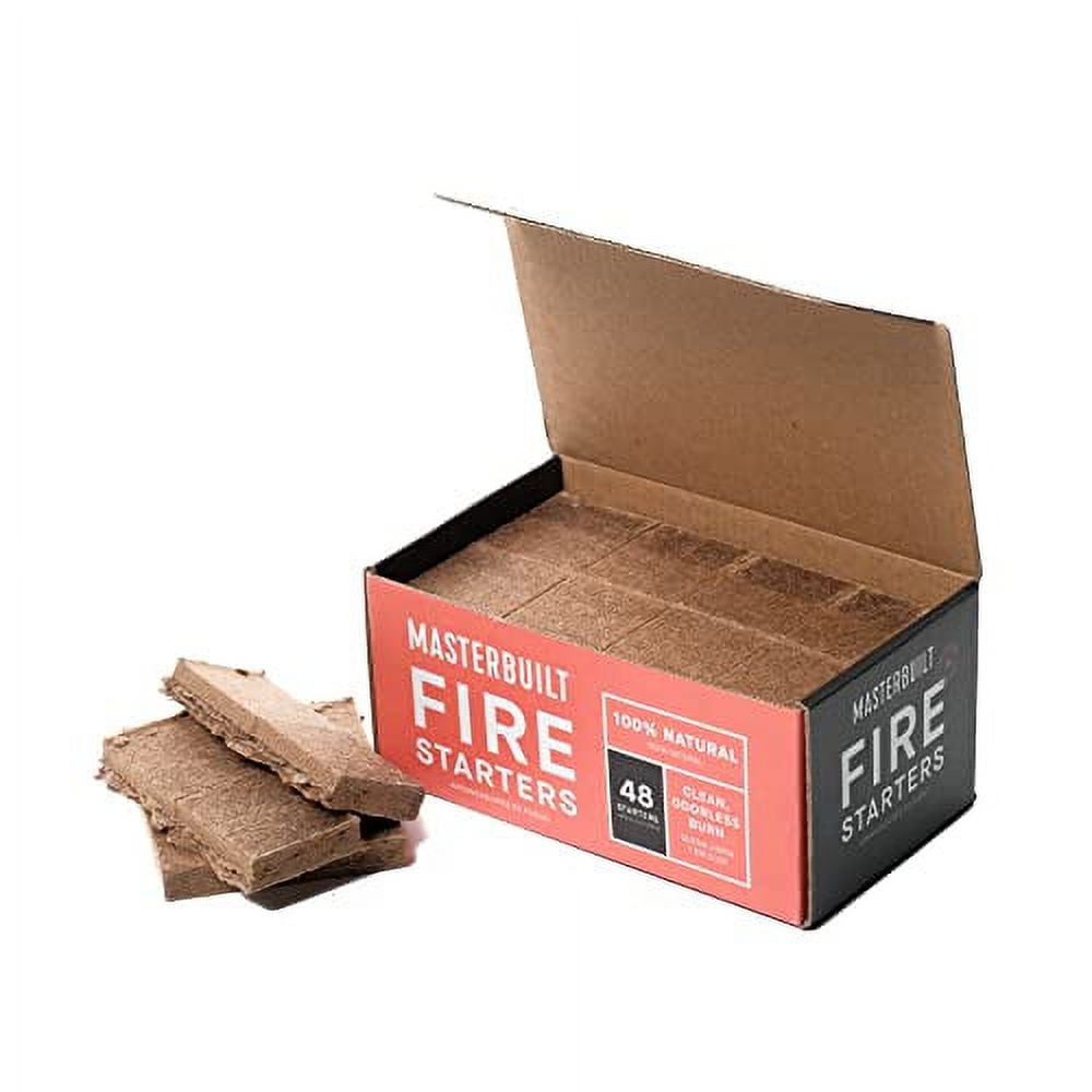 Masterbuilt MB20091521 Fire Starters, 48 Count, Brown - Walmart.com
