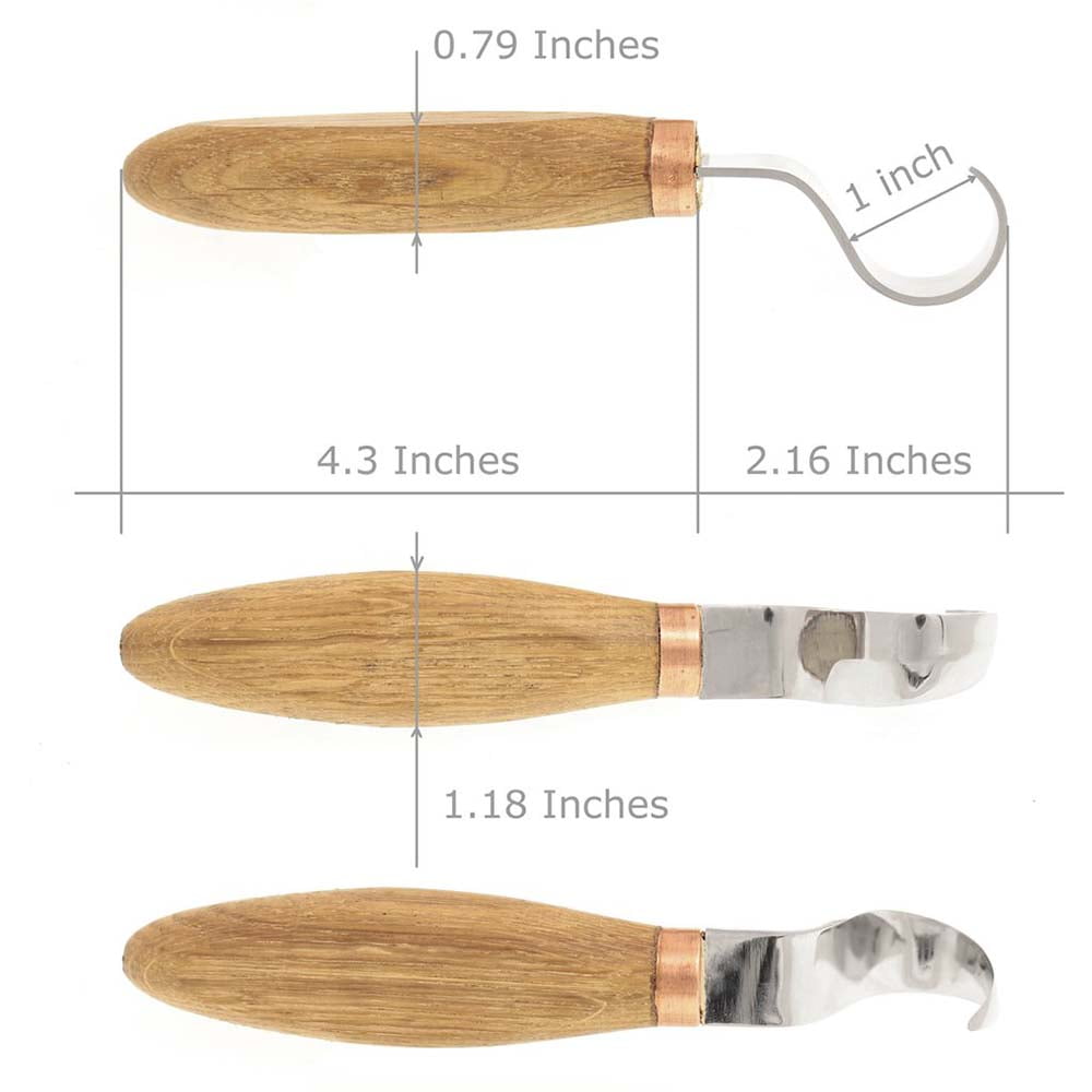 Mastercarver's Essential, High Carbon Steel For Corrosion Resistance, Ergonomic Handle Reduces ...