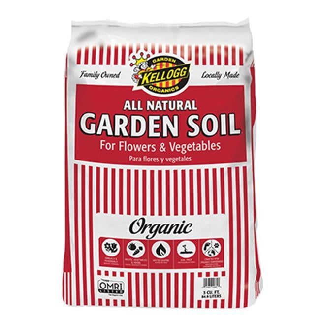 Masterchem Topsoil Dirt Bag - 3 Cuft Natural Garden Soil for Planting ...