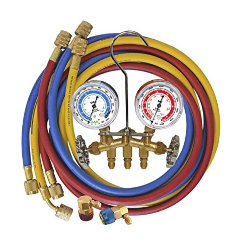 Mastercool (66661) Brass Manifold Gauge Set - Walmart.com