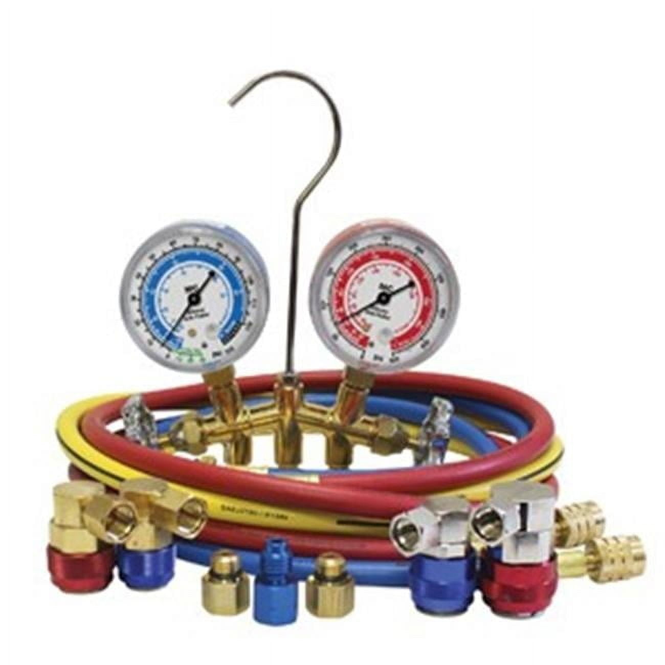 Mastercool ML66661-AYF Dual 134a & 1234yf Brassmanifold Gauge Set ...